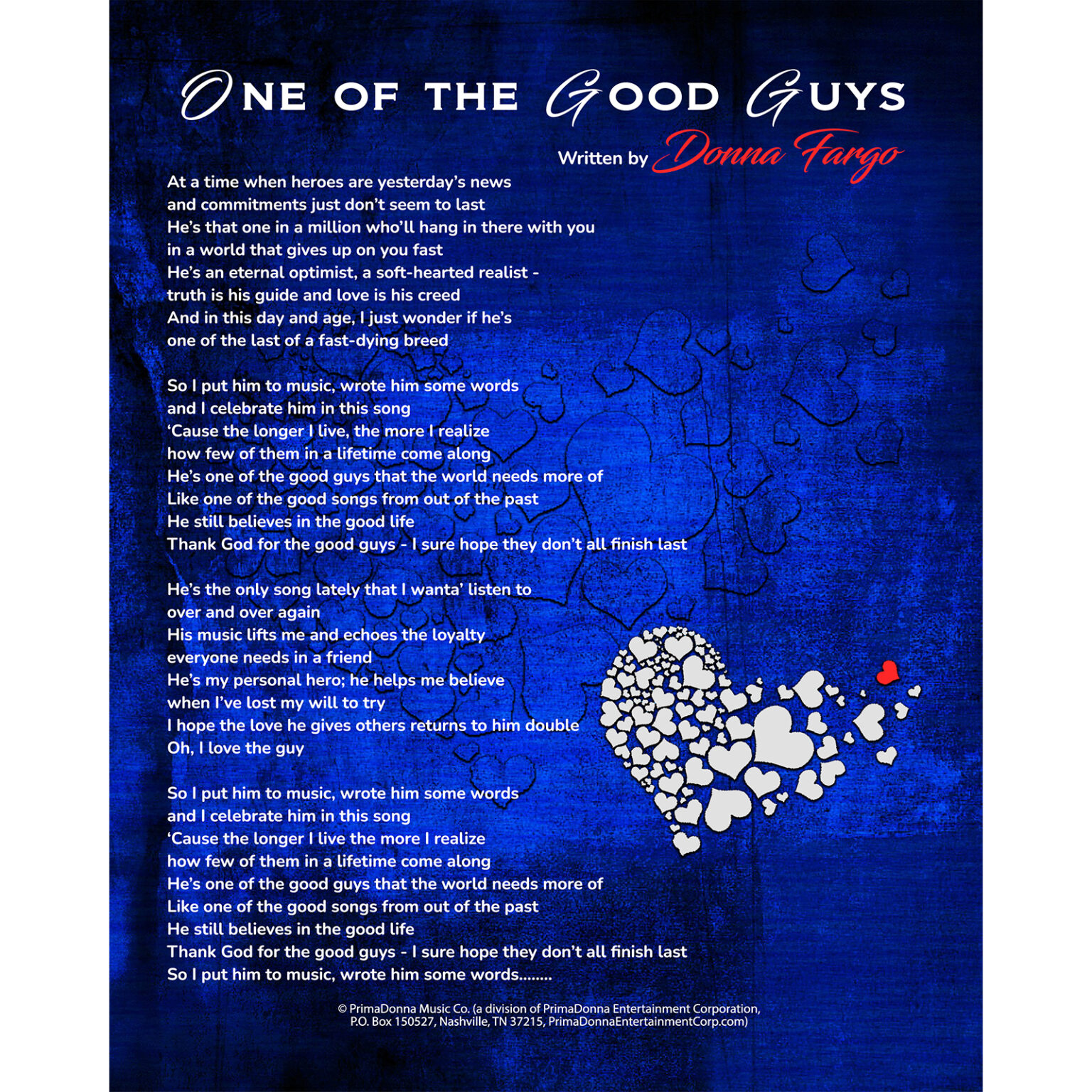 One of the Good Guys Print (Blue) 8×10 or 11×14